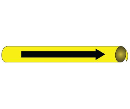 DIRECTION ARROW PRECOILED/STRAP-ON PIPE MARKER ()