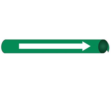 DIRECTION ARROW PRECOILED/STRAP-ON PIPE MARKER (F4116)