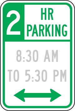 Parking Restriction Sign (FRR697RA)