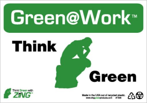 THINK GREEN SIGN ()