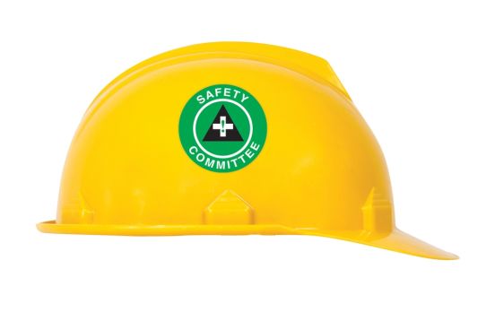 Safety Committee Hard Hat Stickers LHTL149