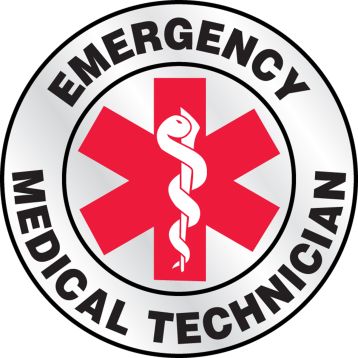 Emergency Medical Technician Emergency Reflective Sticker LHTL609