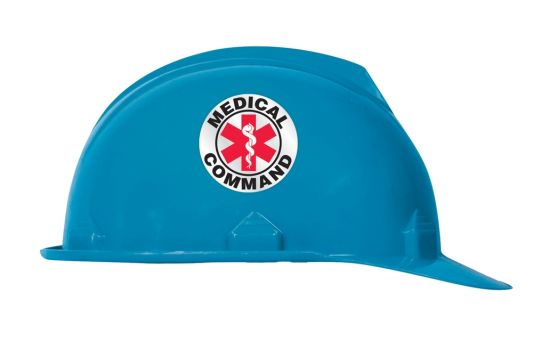 Medical Command Emergency Response Reflective Helmet Sticker LHTL632