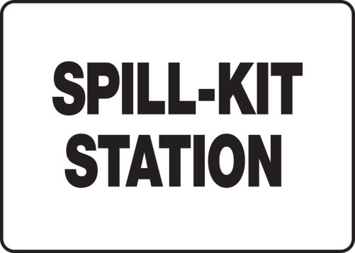 Spill-Kit Station OHSA Safety Sign MCHL522