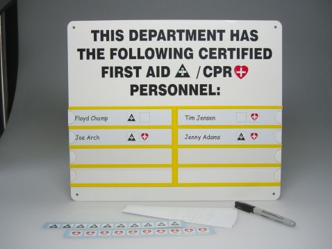 FIRST AID/CPR POCKET SIGN (MFSD950)
