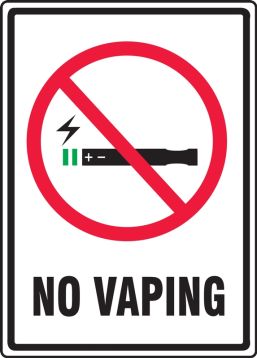 Safety Sign: No Vaping ()