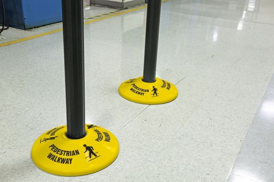 Pedestrian Walkway Stanchion Post Base Covers PRC454