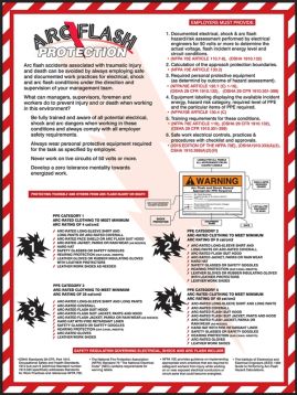 Safety Posters: Arc Flash Protection (SP124493L)