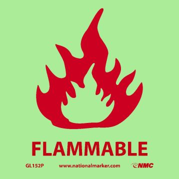FLAMMABLE SIGN (S12R)
