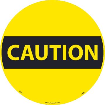 CAUTION WALK ON SIGN (WFS54)