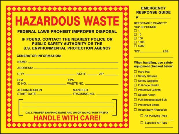 Confined Space Permits: Entry Permit Tag (CBS220)