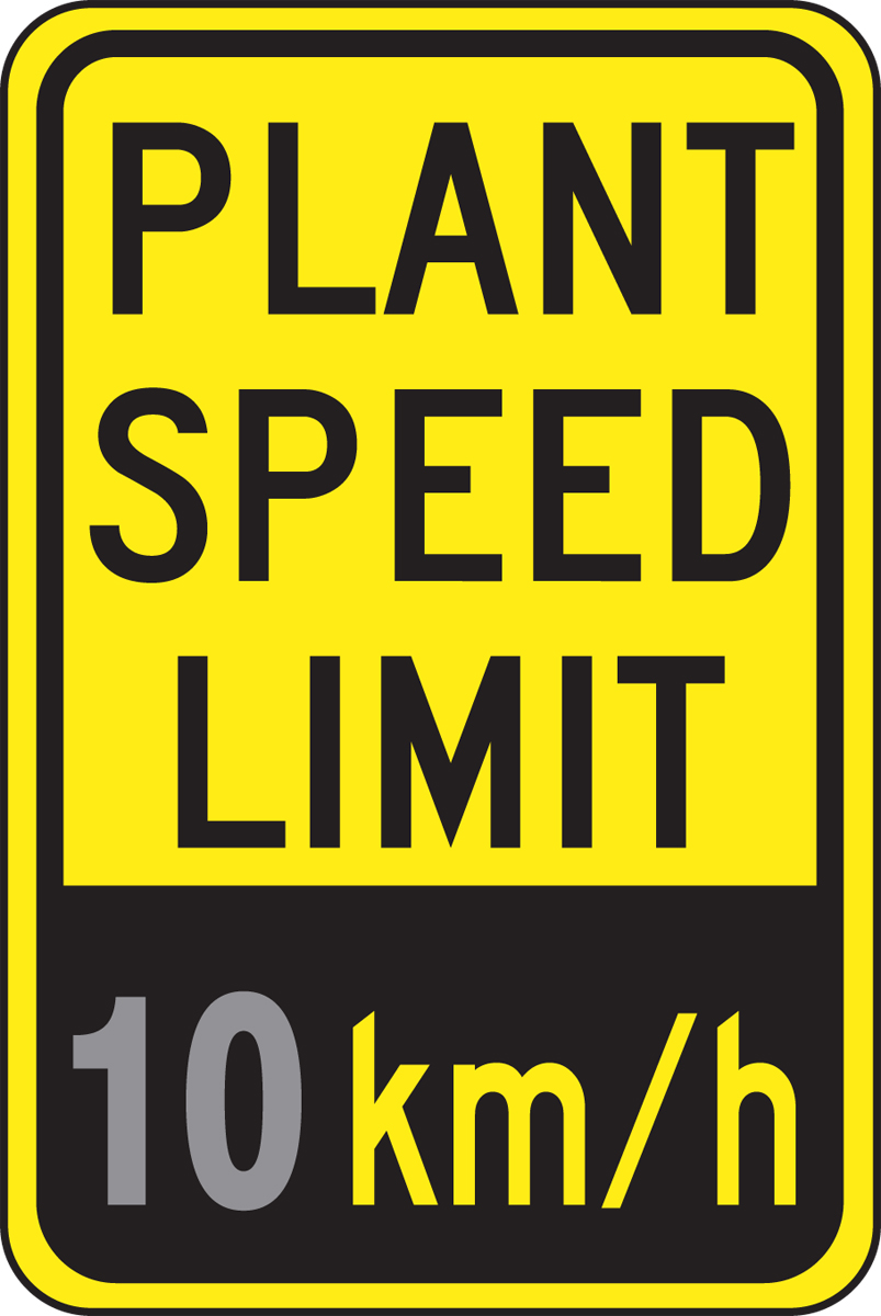 Speed Limit Sign Plant Speed Limit Km h FRR47816RA Speed Limit Sign Plant Speed Limit Km h FRR47816RA