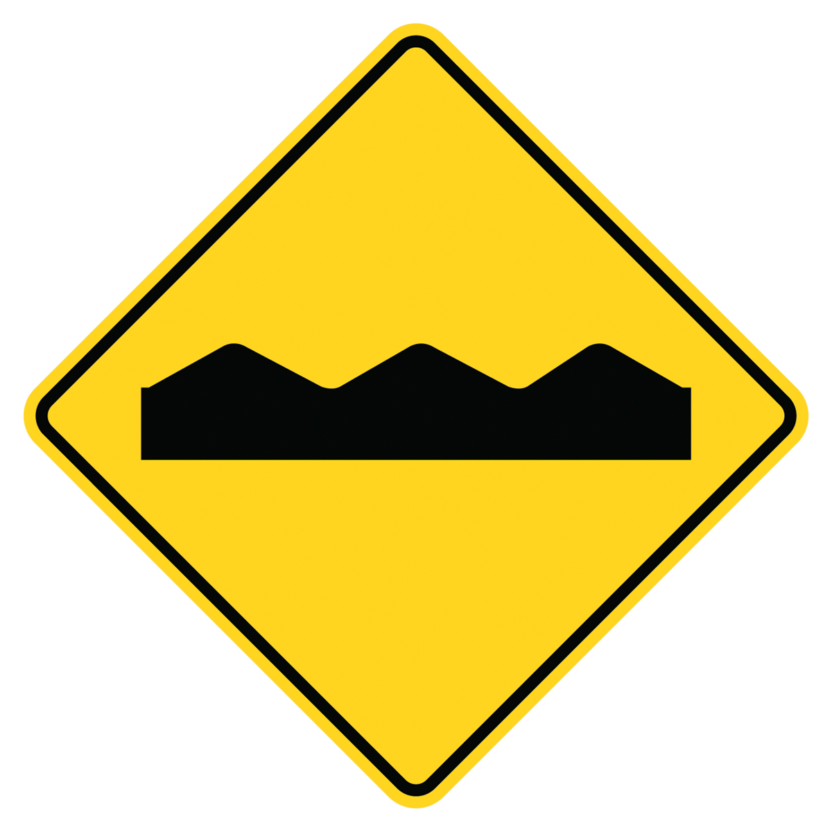 WARNING SIGN BUMPY FRW317RA WARNING SIGN BUMPY FRW317RA