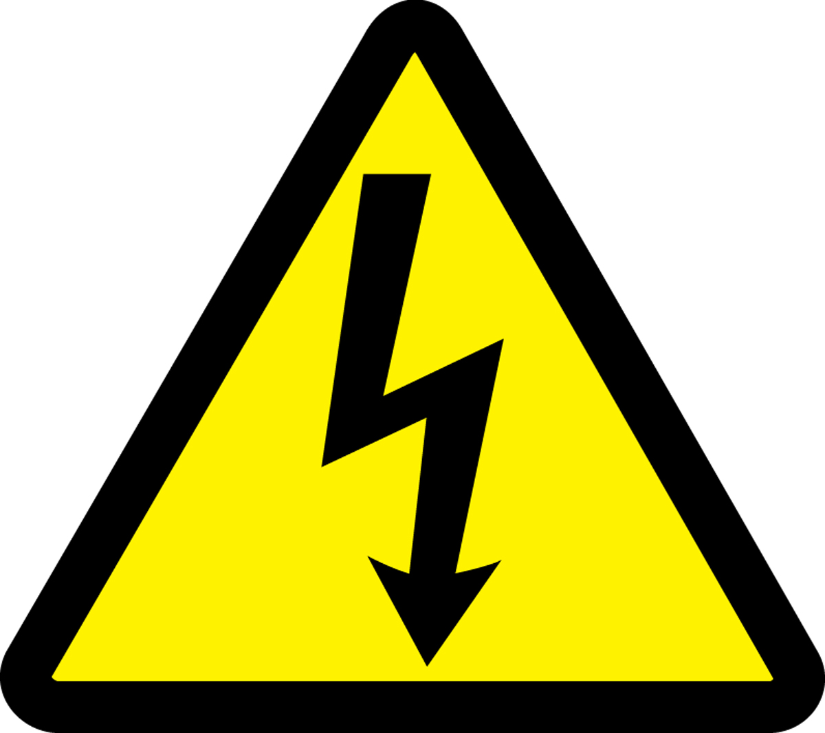 (Electric Voltage Hazard) ISO Safety Label LSGW175
