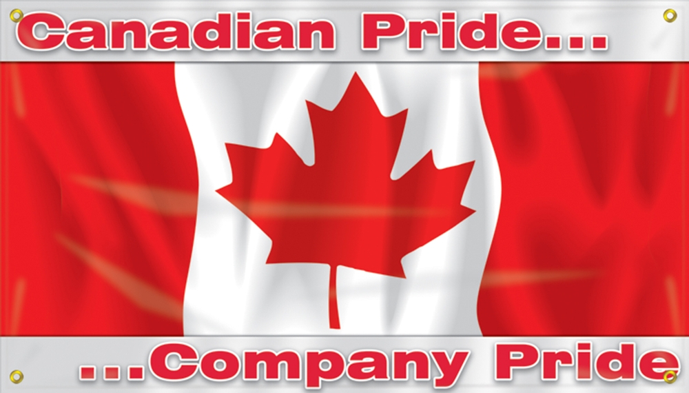 Canadian Pride Company Pride Safety Banners MBR430