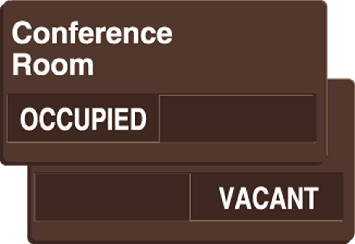 Conference Room Dura-Shield™ Slide Sign MFLPLXA3