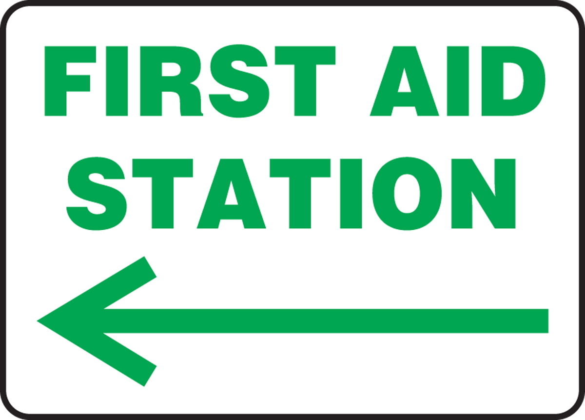 First Aid Station Safety Sign MFSD979