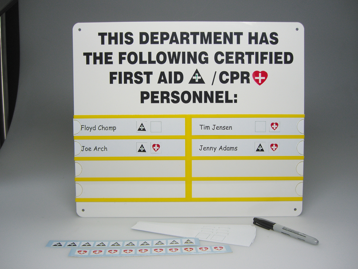 FIRST AID/CPR POCKET SIGN (MFSD950)