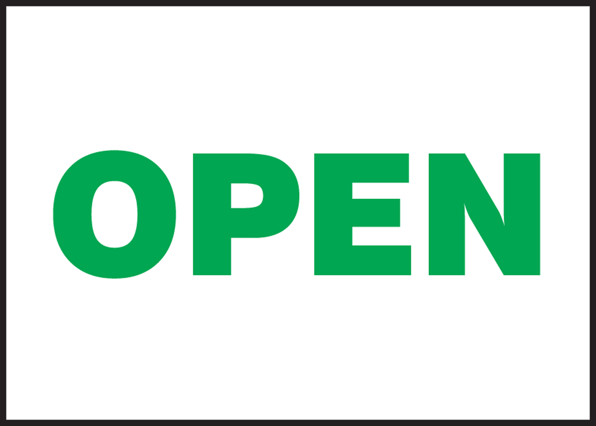 Lite-Corr Plastic Sign ()