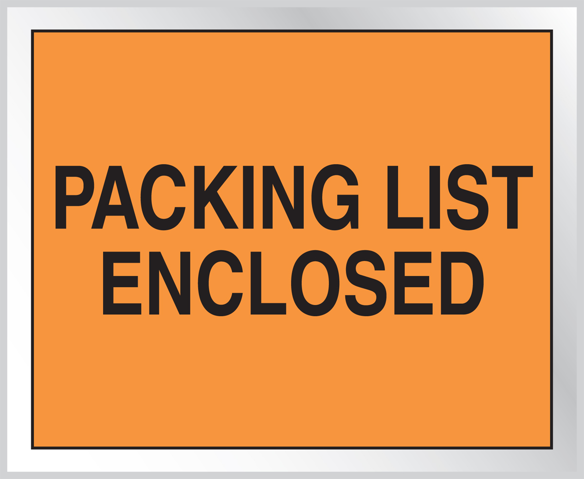 Packing List Enclosed Packing List Envelope MPE452