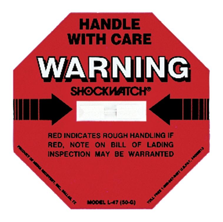 Red Warning Labels Indicate