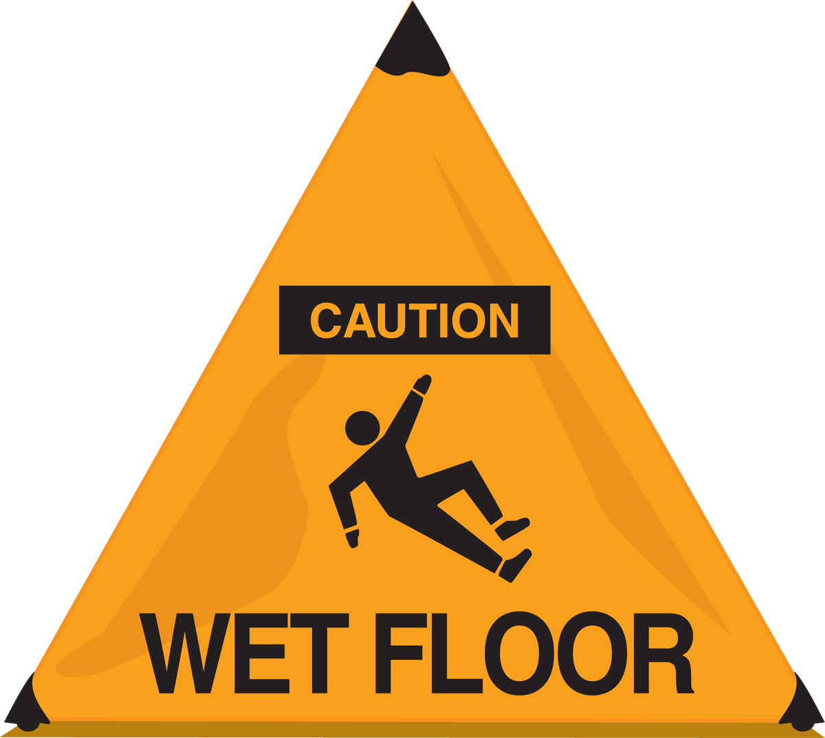 Wet Floors OSHA Caution Handy Cone™ Floor Signs PFT178
