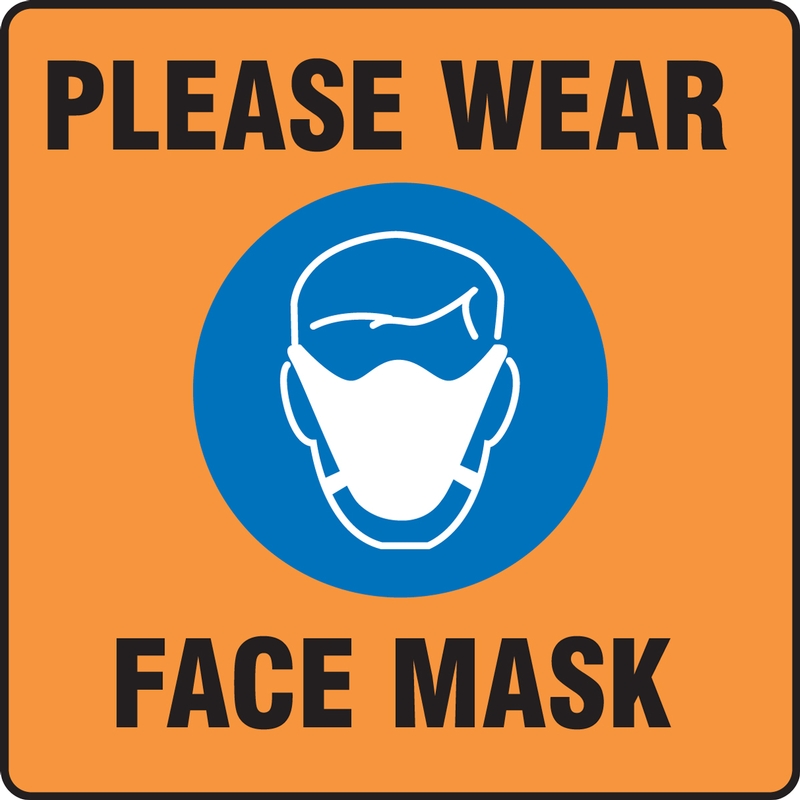Please Wear A Mask Sign Nhs