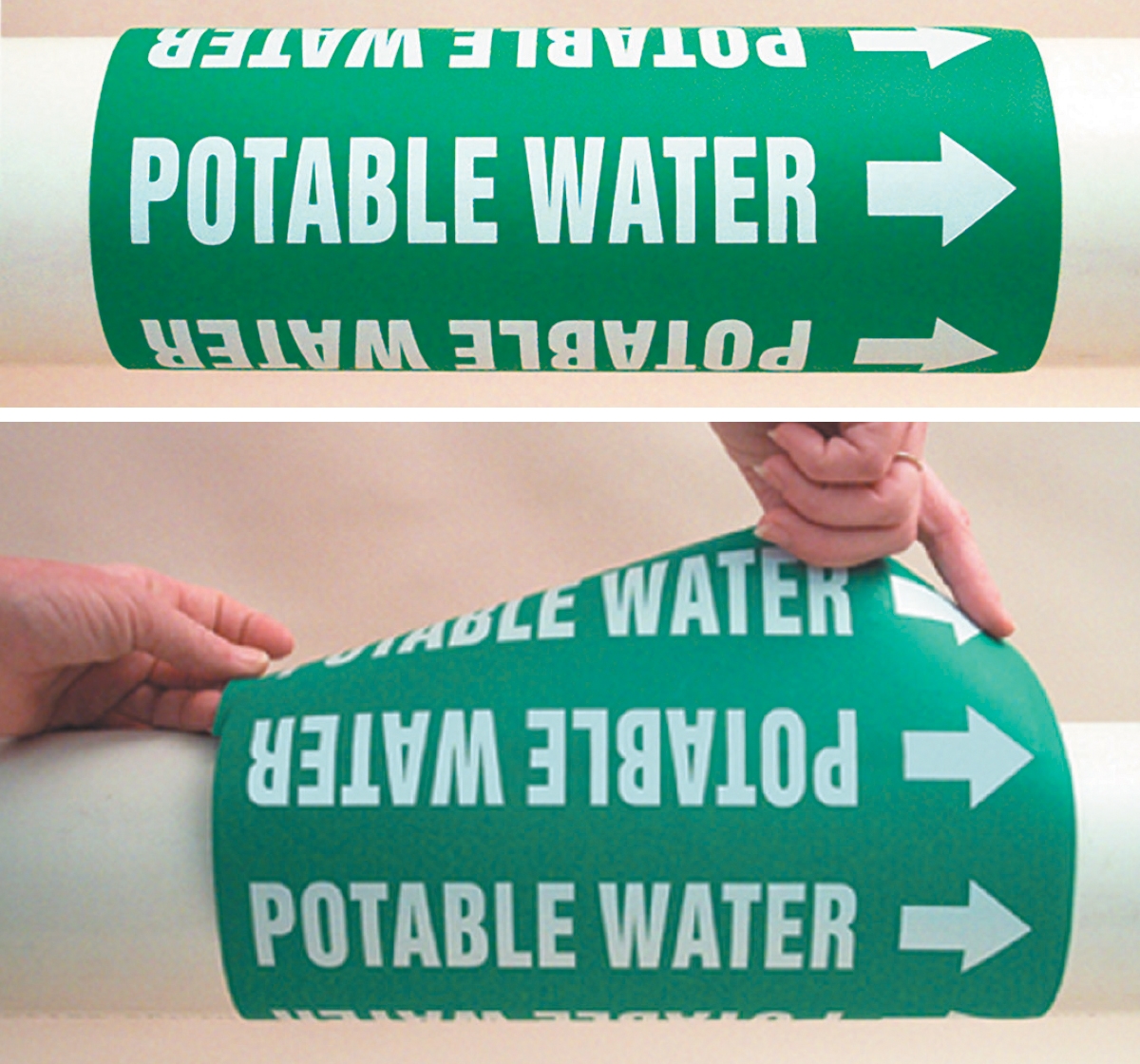 Asbestos Insulation ASME (ANSI) Pipe Marker RPK149