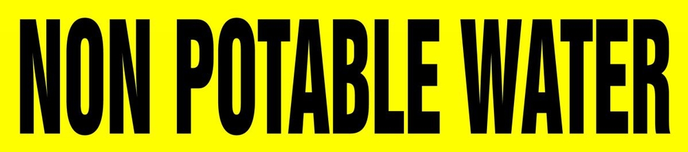 Non Potable Water Roll Tape Pipe Marker RTA159