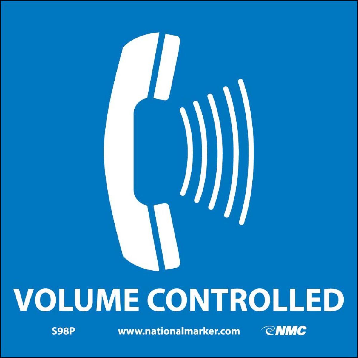 ADA LOCATION MARKER VOLUME CONTROLLED SIGN ()