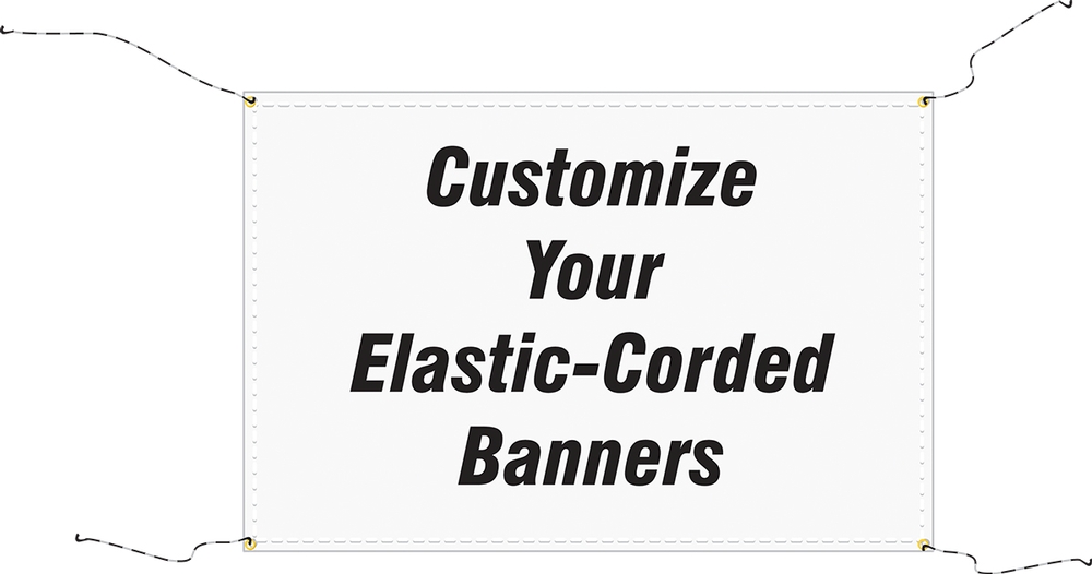 Custom Elastic-Corded Banners ()