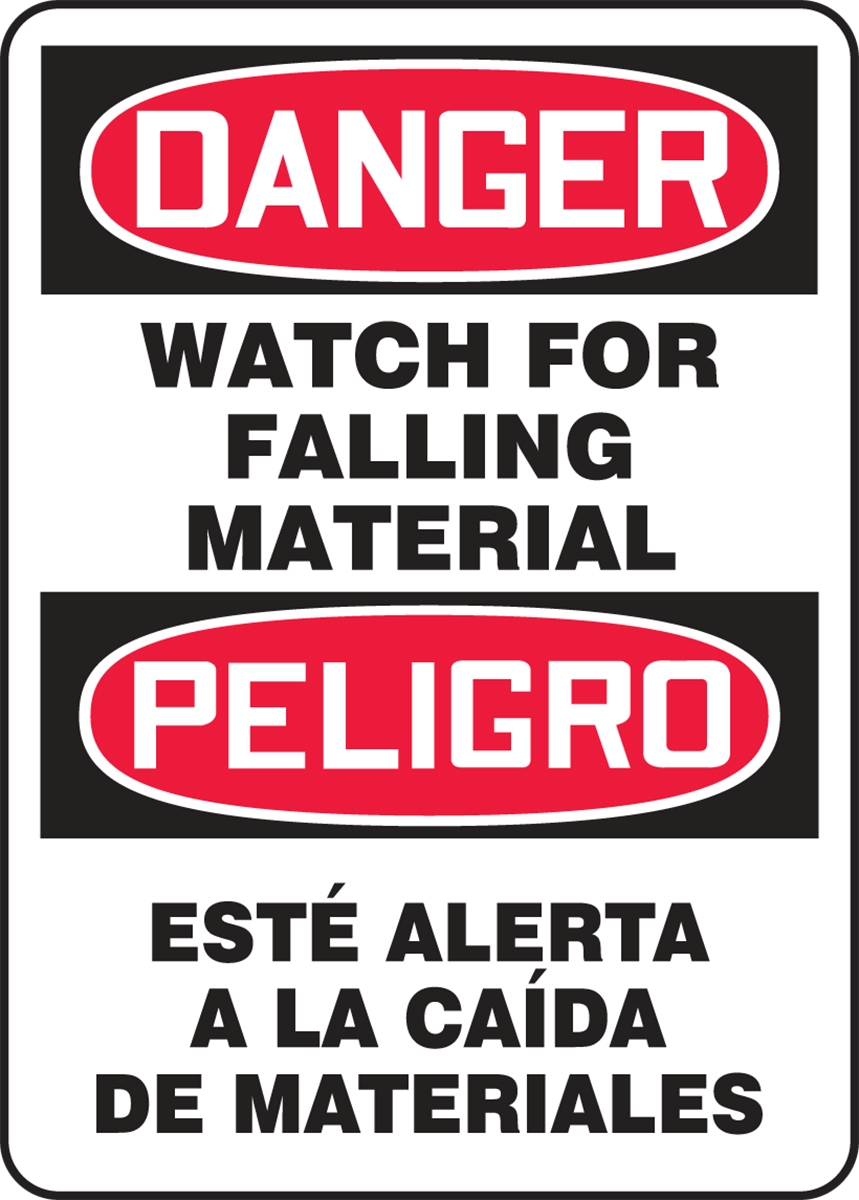 BILINGUAL SAFETY SIGN - SPANISH (SBMEQM098VS)