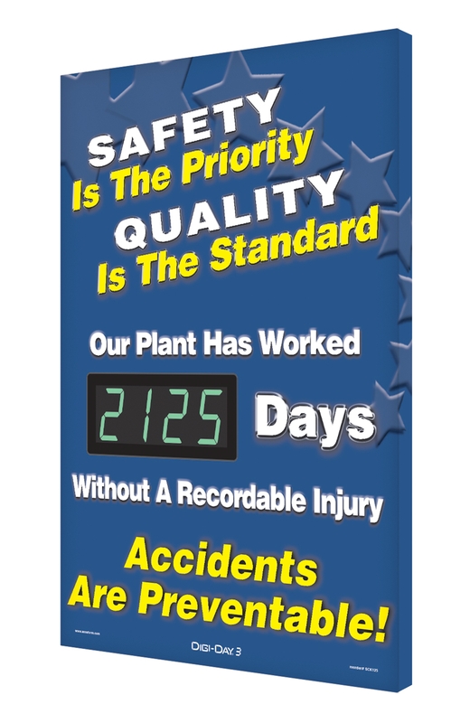 Digi-Day® Electronic Safety Scoreboards: Safety Is The Priority ...