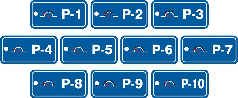 P-_ (Pneumatic) Series Package Energy Source Standard Tags TDF720