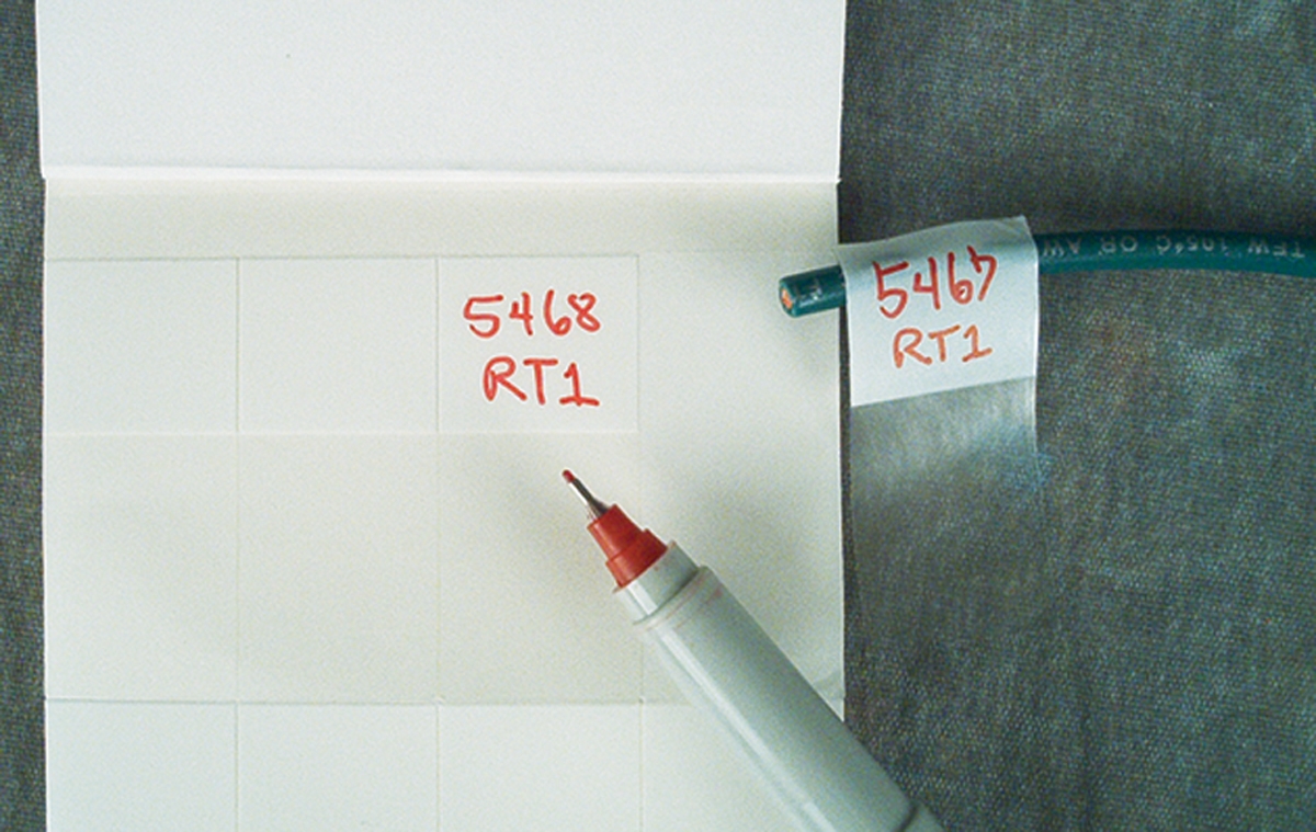 Wire Marker Label Booklets (NWL311)