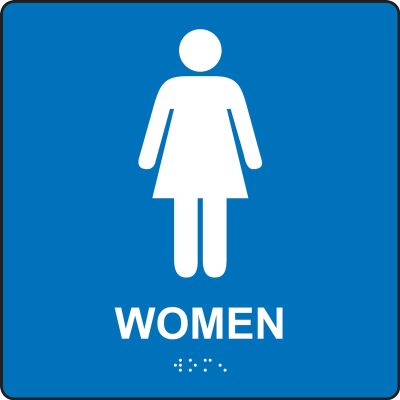 ADA Compliant Restroom Signs for commercial & office buildings in ...