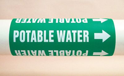 Accuform Custom Materials Snap Tite™Pipe Markers