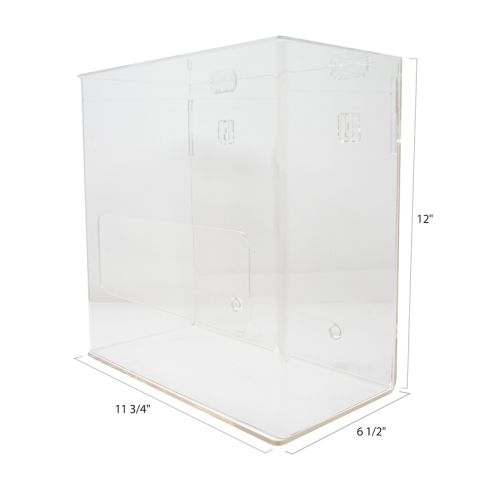 Acrylic PPE Dispenser: Multi-Use Cover & Cap Dispenser (ACD)