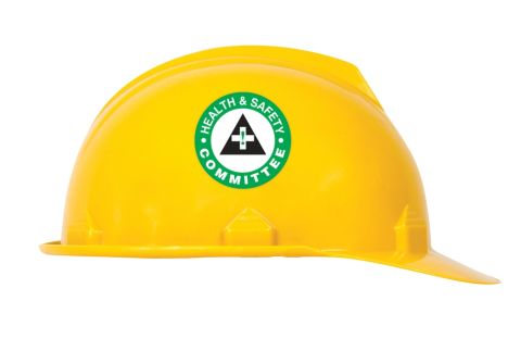Health & Safety Committee Hard Hat Stickers LHTL314