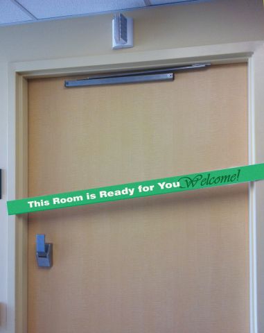 This Room Is Ready For You Welcome Room Status Door Banner MBR360