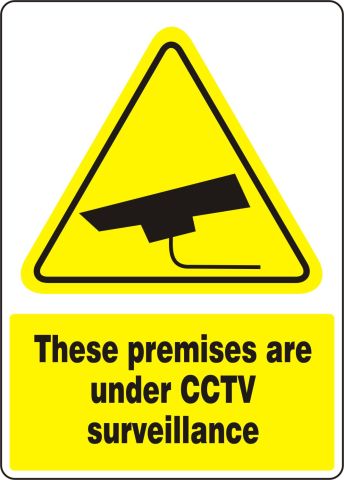 These Premises Are Under CCTV Surveillance Safety Sign MSEC524
