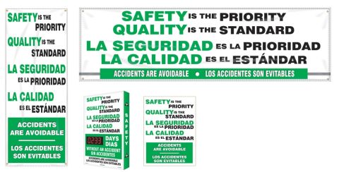 Bilingual Safety Campaign Kits: Safety Is The Priority - Quality Is The ...