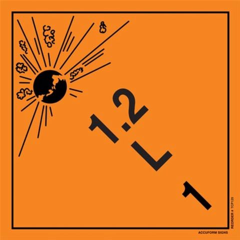 TDG Placard – Class 1 (TCP129CT1)