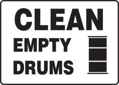 Chemical Drum Signs - Accuform