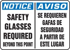 Bilingual Personal Protection Signs - Accuform