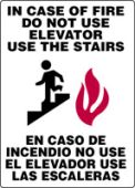 Bilingual Fire Safety Signs - Accuform